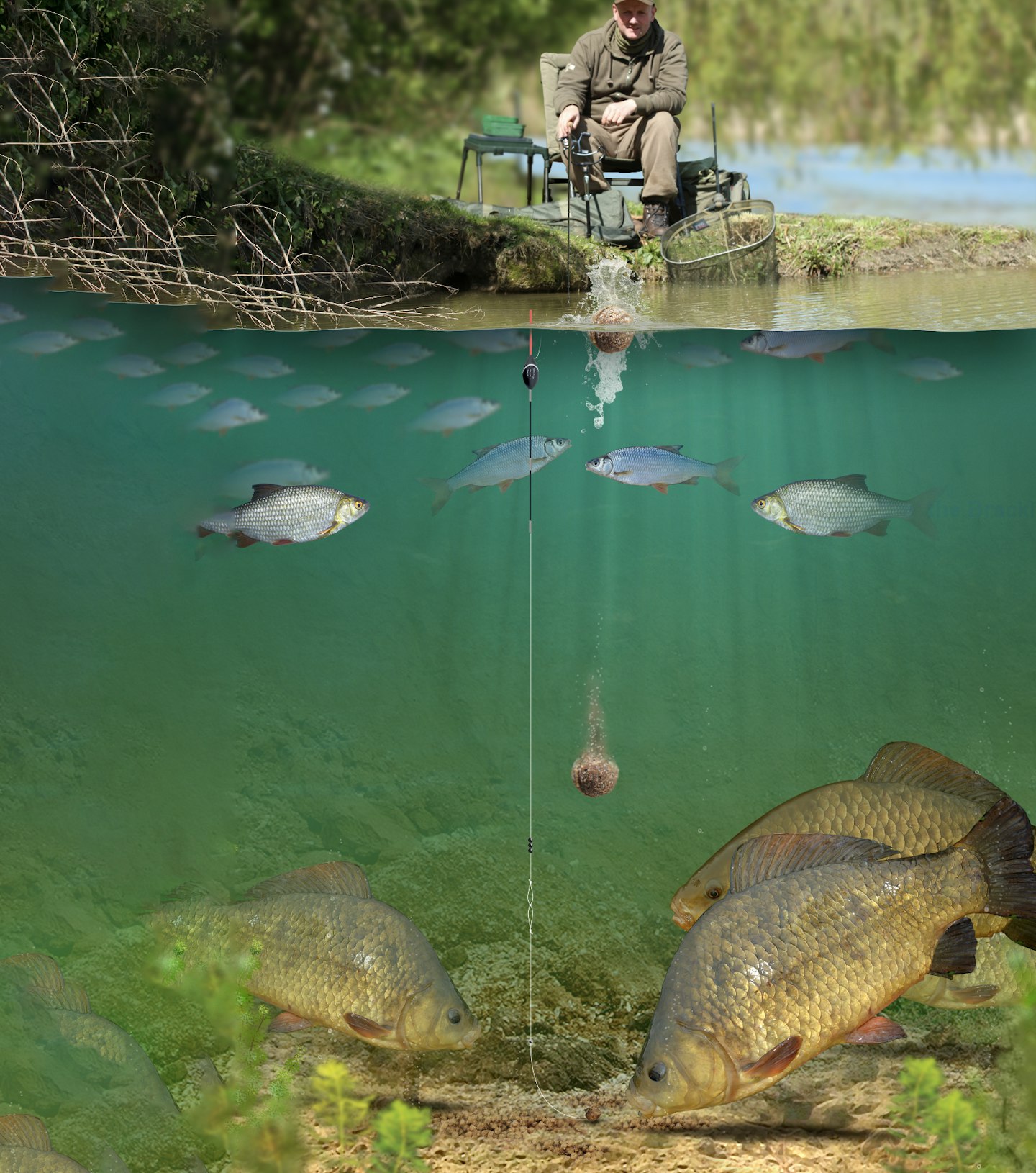 Carp fishing set ups store